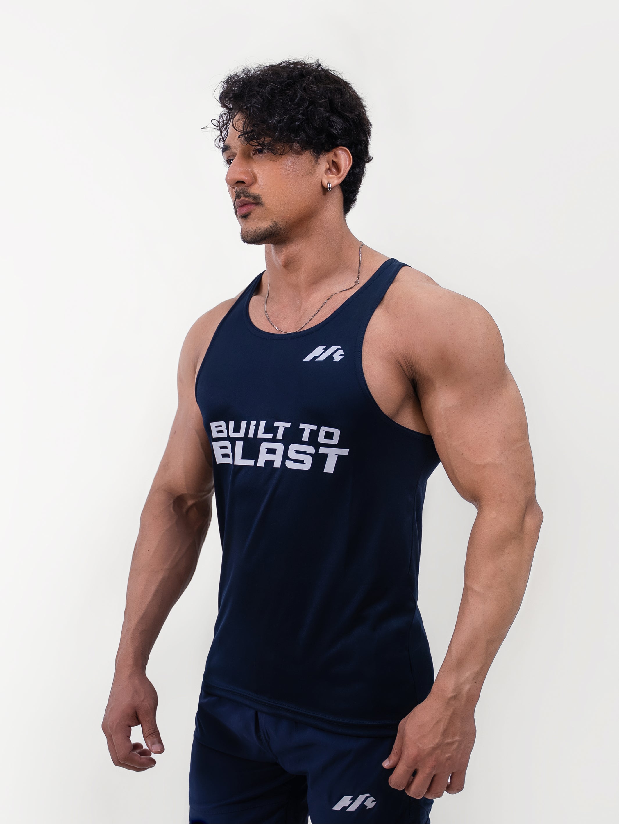 Knight's Dry-Tek Tank - Berry Blue | Herculean Knight Pakistan